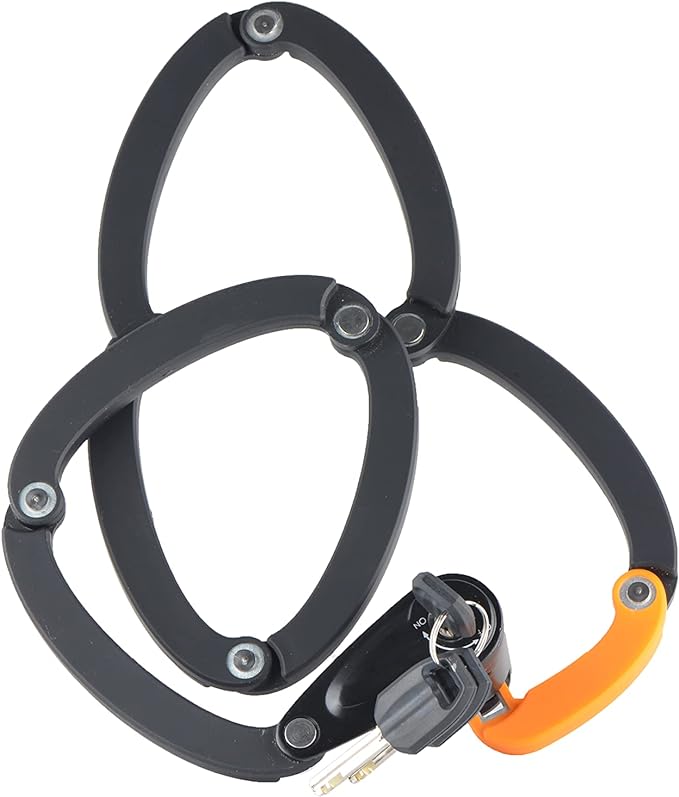 Bike Folding Lock High Security Level Heavy Duty Folding Bike Lock wit ...