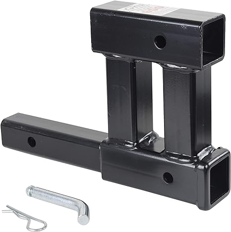 TOPTOW 64191HP Dual Hitch Receiver Extension Adapter 2 inch Towing and ...