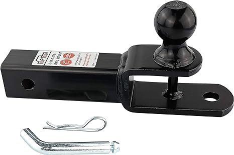 TOPTOW 64031 ATV/UTV Trailer Hitch Towing Ball Mounts , 2-Inch Ball, C ...